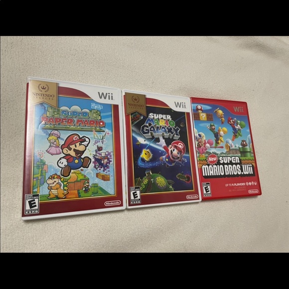 Nintendo | Video Games & Consoles | 3 Wii Games Super Paper Mario Super ...